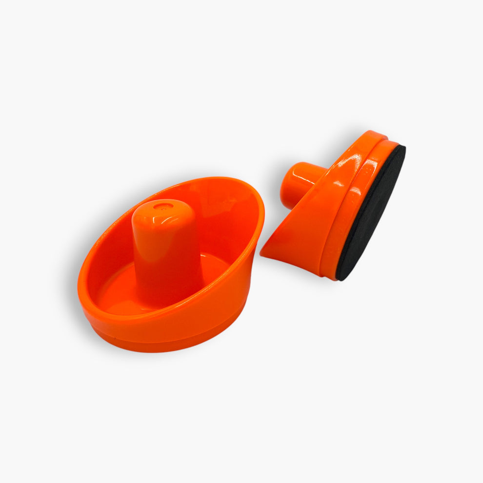 Air Hockey Semi-Circular Pusher – Anti-Slip and Sweat-Absorbent (Set o ...