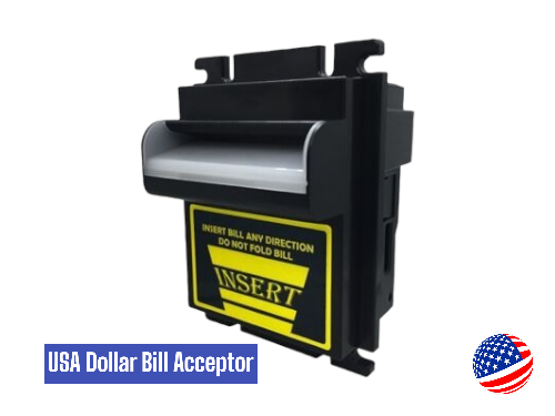 TOP TB74 Dollar Bill Acceptor Validator 12V/PULSE $1 TO $100's 4- Way ...